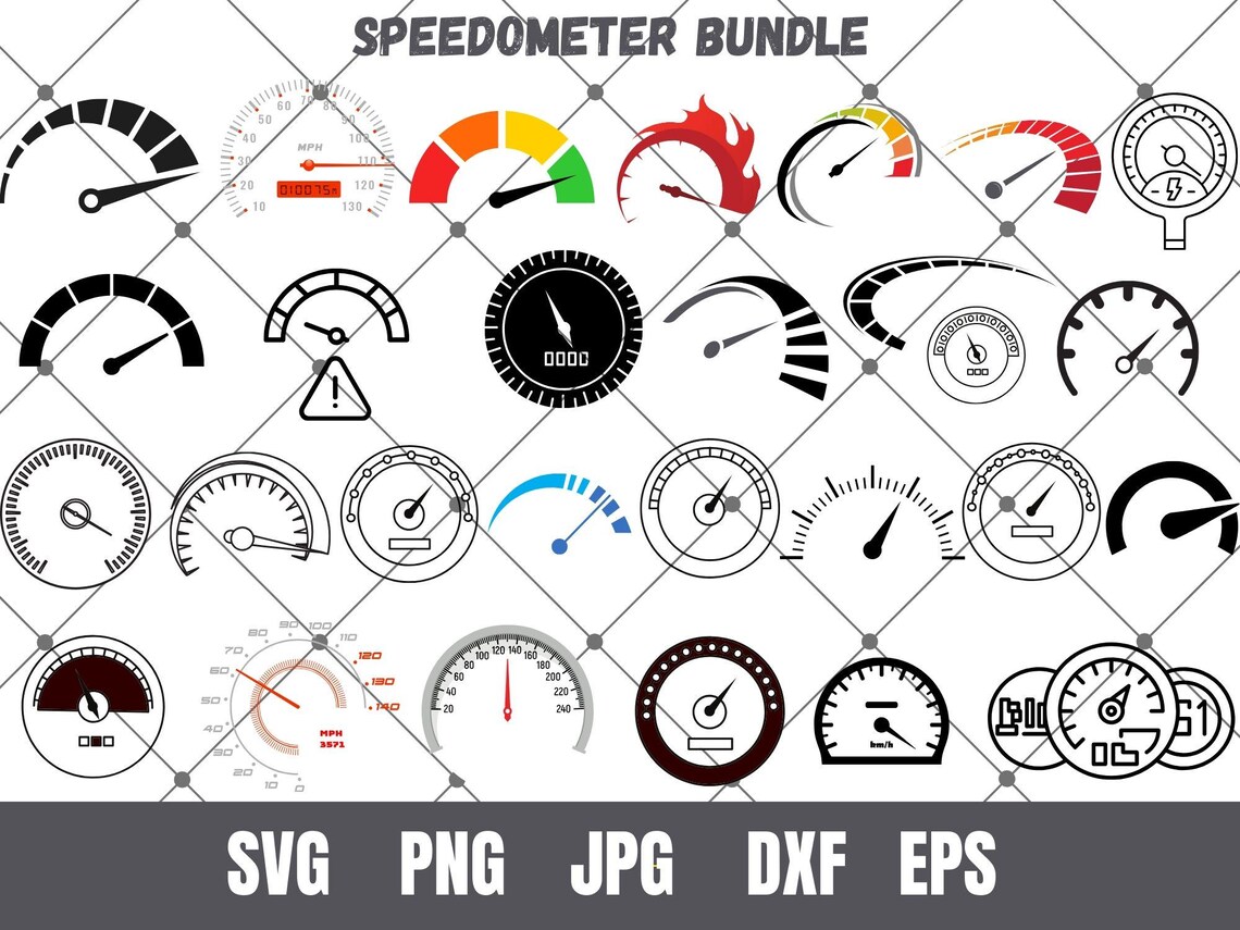 Speedometer Svg,speedometer Clipart,racing Svg,speeding Svg,speedometer ...