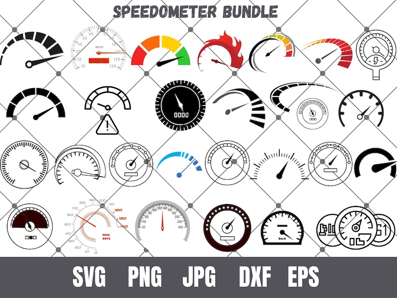 Speedometer Svg,speedometer Clipart,racing Svg,speeding Svg,speedometer ...