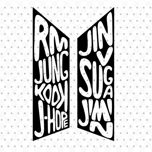 Bts Font - Etsy