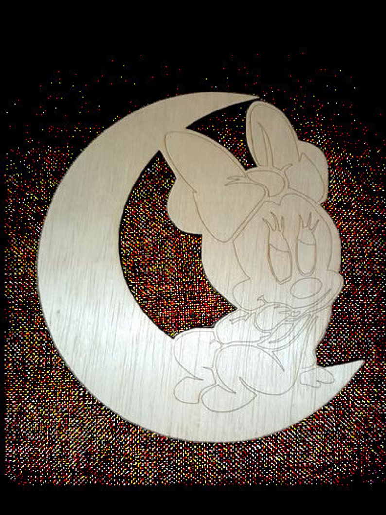Minnie Mouse Laser Cut File- Svg-dxf - Etsy