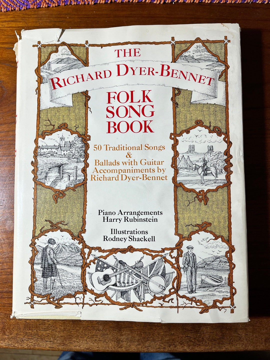The Richard Dyer-bennet Folk Song Book 50 Traditional Songs & - Etsy