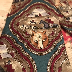 Fox Hunting Tie - Etsy