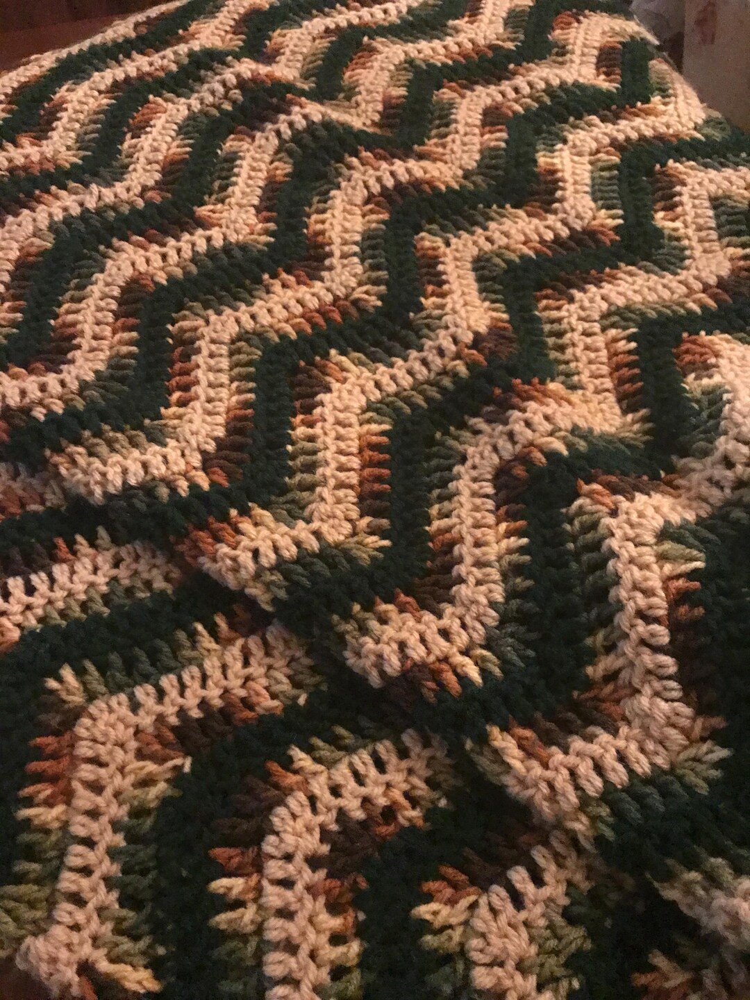 Hand Crochet Afghan/throw - Etsy