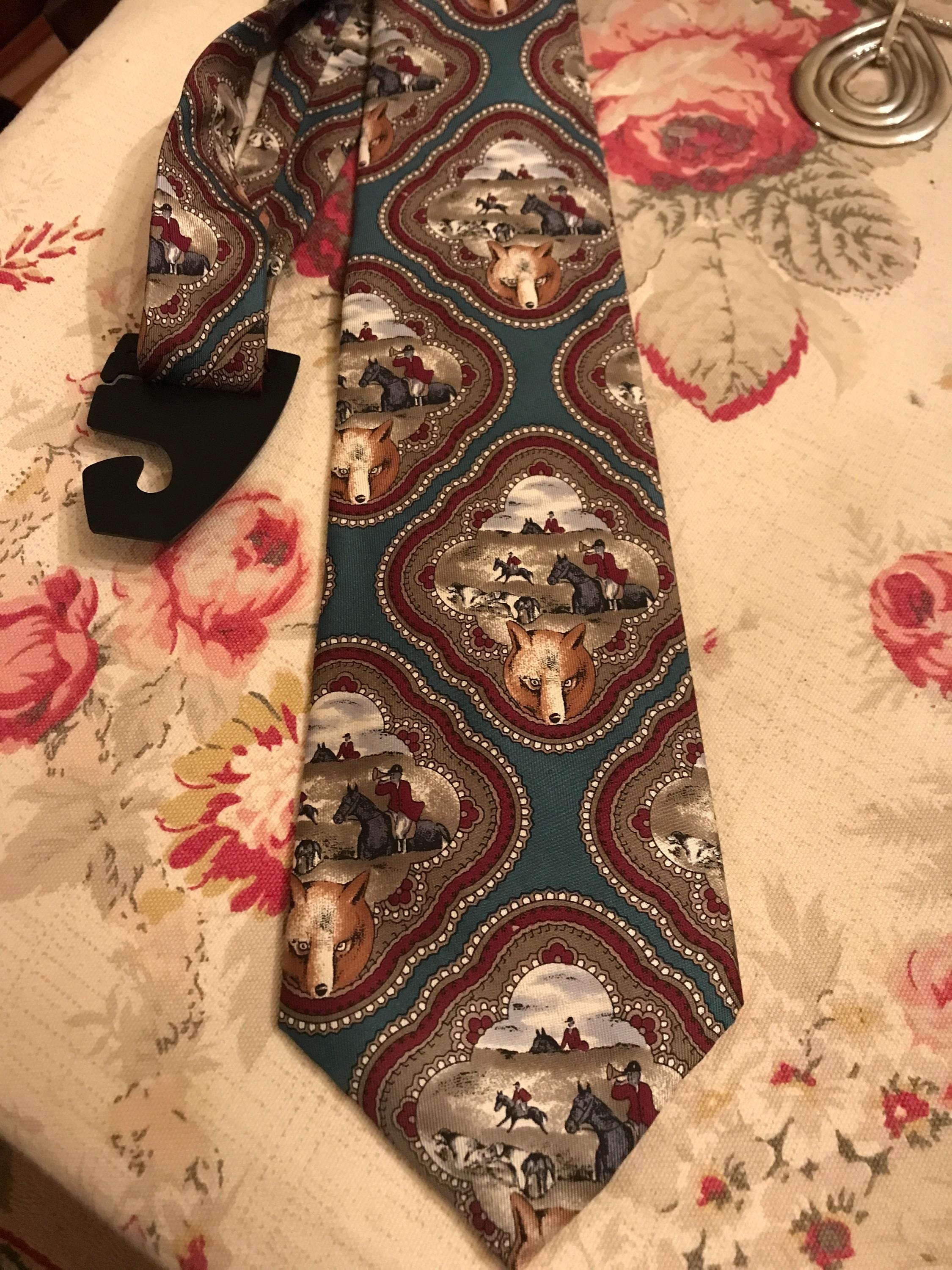 Fox Hunting Tie - Etsy
