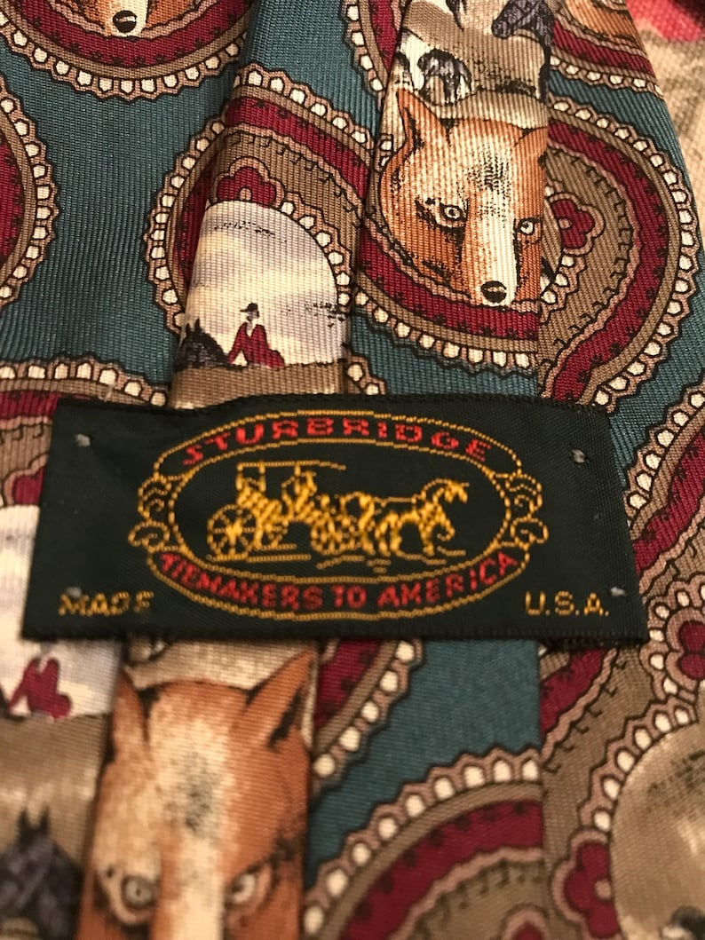 Fox Hunting Tie - Etsy