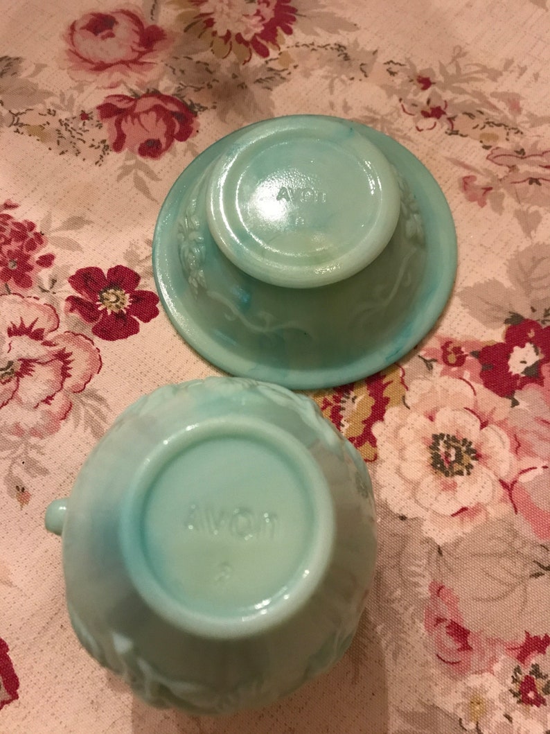 Vintage Avon Pitcher and Bowl - Etsy