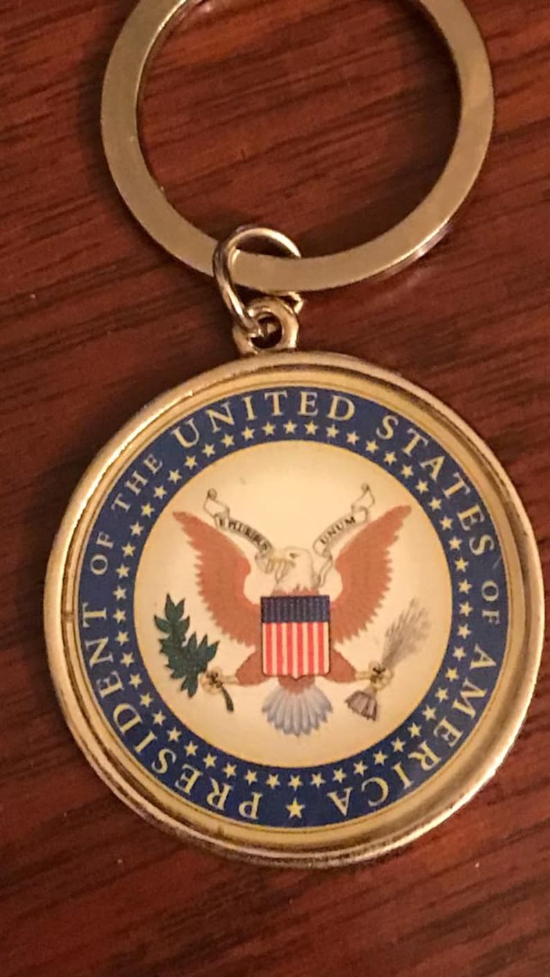 U.S. Presidents Seal Keychain - Etsy