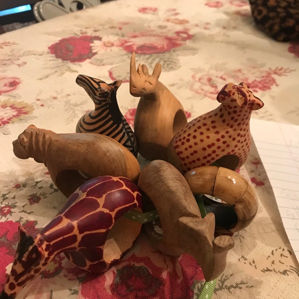 African Napkin Rings - Etsy
