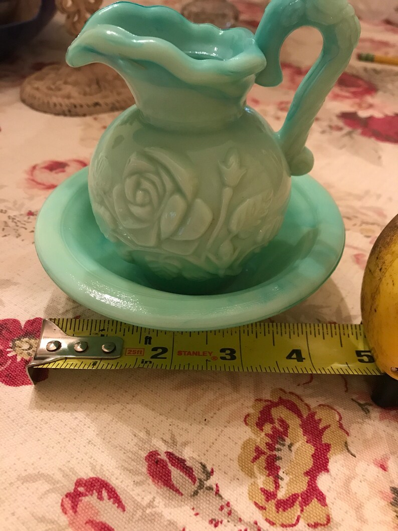 Vintage Avon Pitcher and Bowl - Etsy