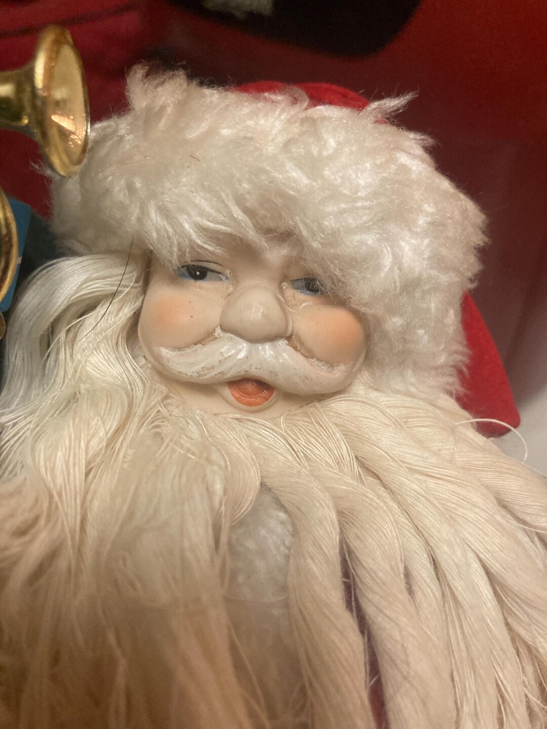 Vintage Santa Figure - Etsy