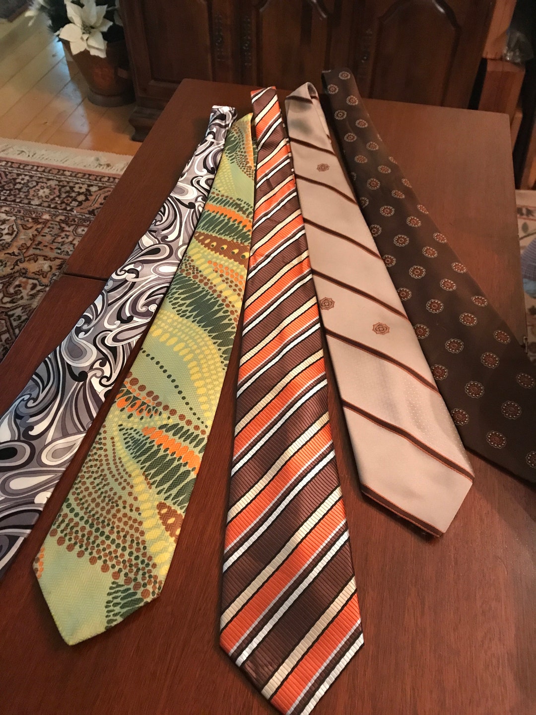 Mens 70s Ties Collection - Etsy