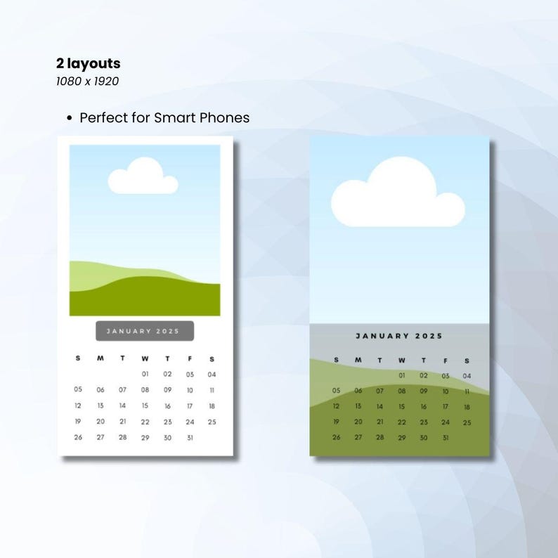 Editable 2025 Calendar Templates | 16 Customizable Designs for Canva ...