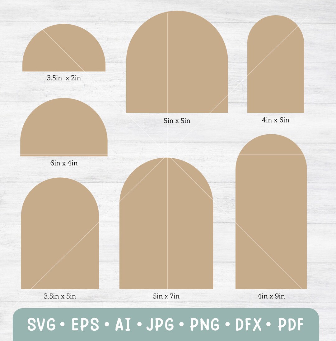 Arch Wedding Invitation Template Arch SVG Arch Shape Svg - Etsy