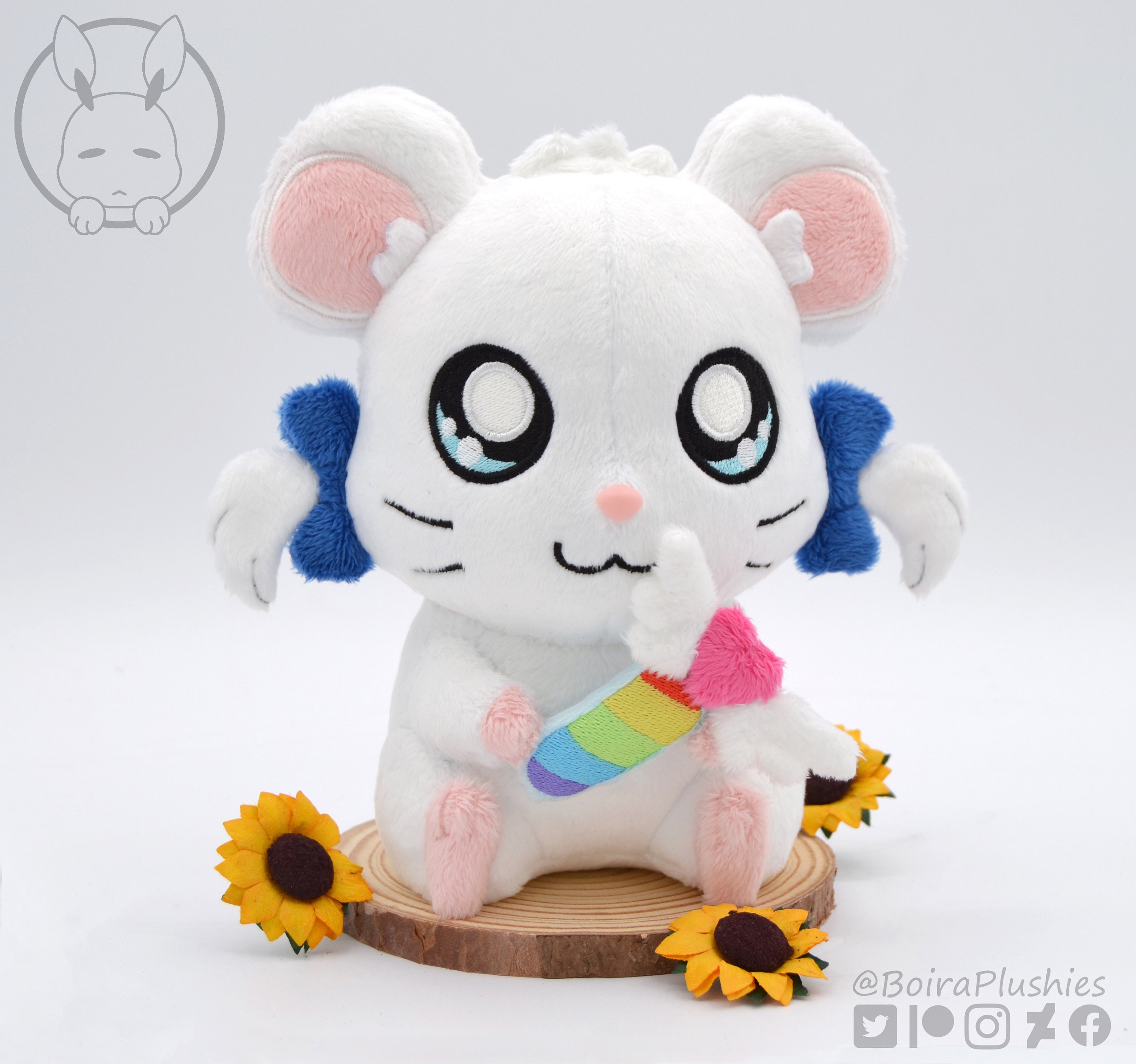 Hamtaro and Bijou Plush - Etsy