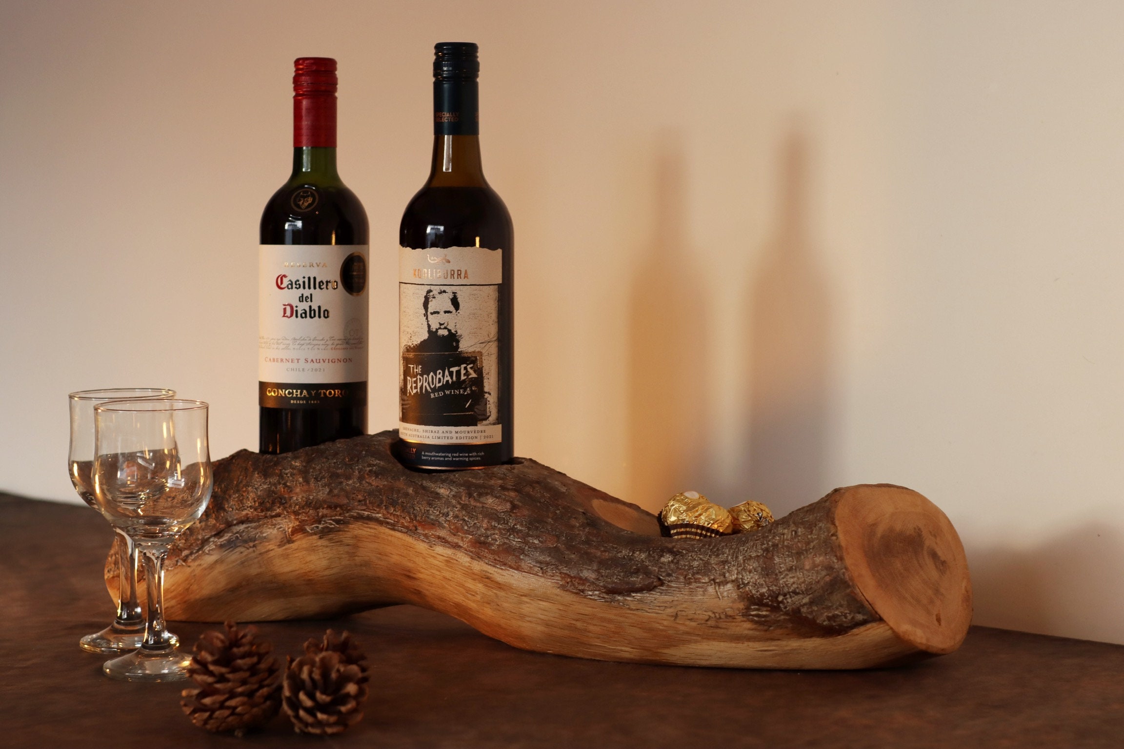 Ash Wine and Nibbles Table Centre Piece - Etsy