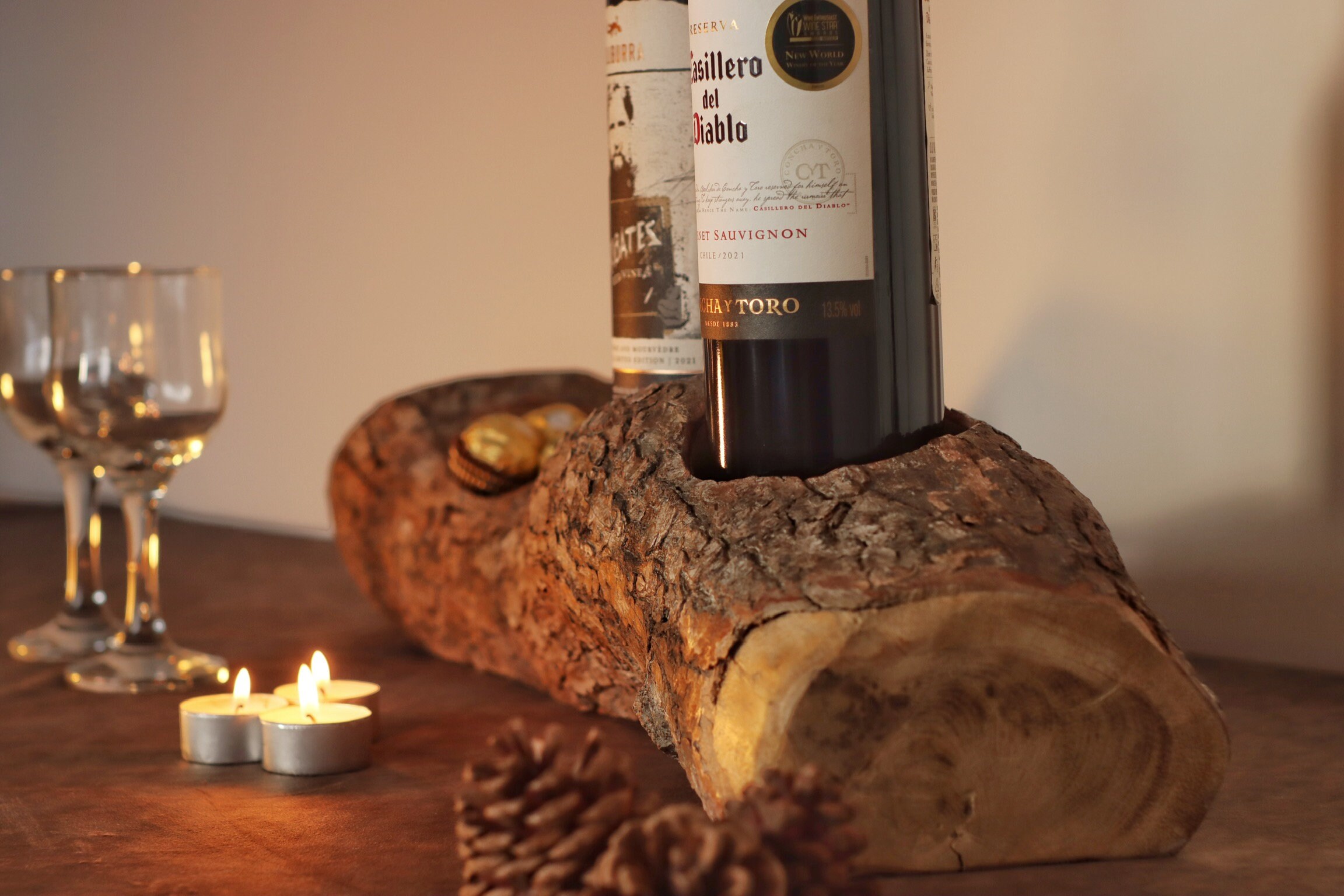 Ash Wine and Nibbles Table Centre Piece - Etsy