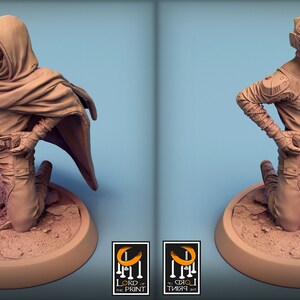 Human Nomad Leader, Tabletop Mini, Pathfinder Dnd, 3D Print Resin Print ...