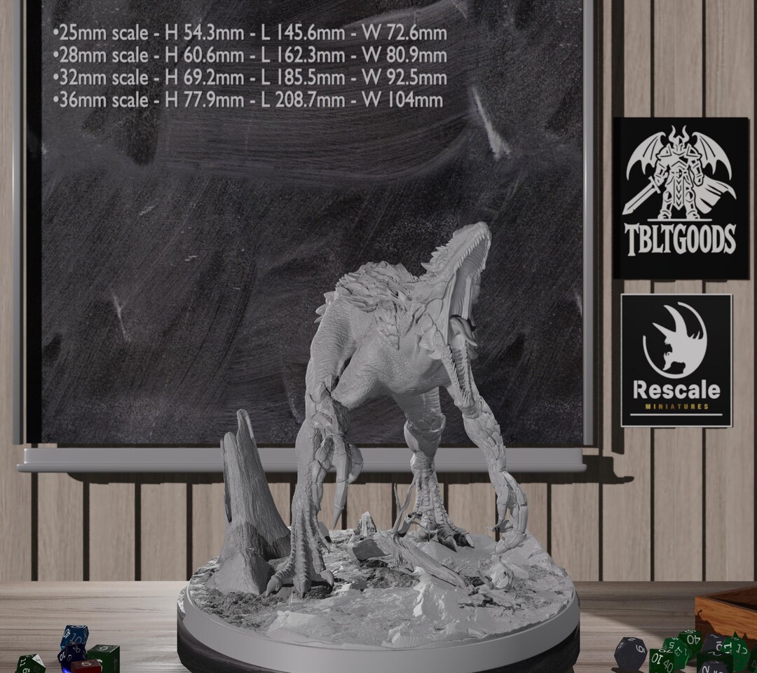 Razor Raptor Miniature V1 | Premium Dnd Miniature | Razor Raptor ...