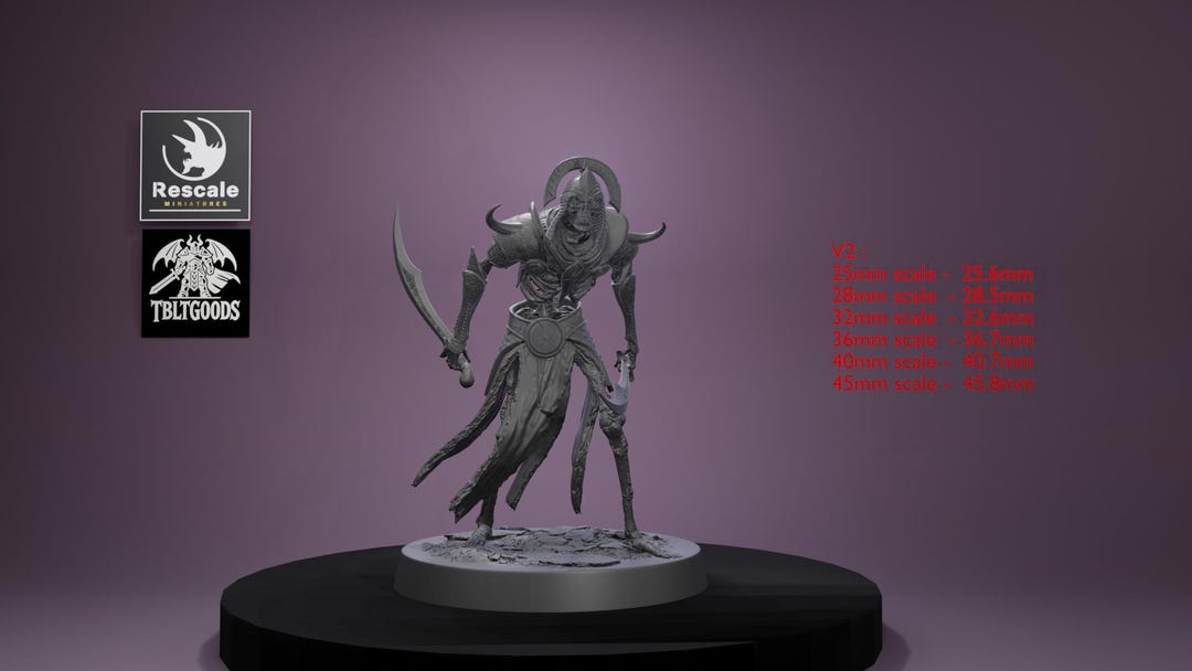 Undead Skeleton Warrior B V1 - V7 Miniature | Fantasy Pathfinder DND ...