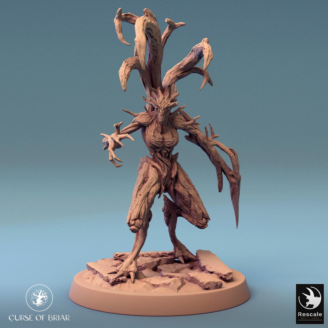 Wood Fey Figurine Monster P V1-V3 Premium Dnd Miniature Mini Warrior ...