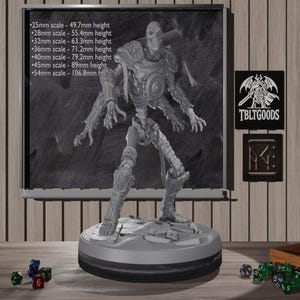 Tomb Nephilim Skeleton Miniature A | Fantasy DND Figurine | Skeleton ...