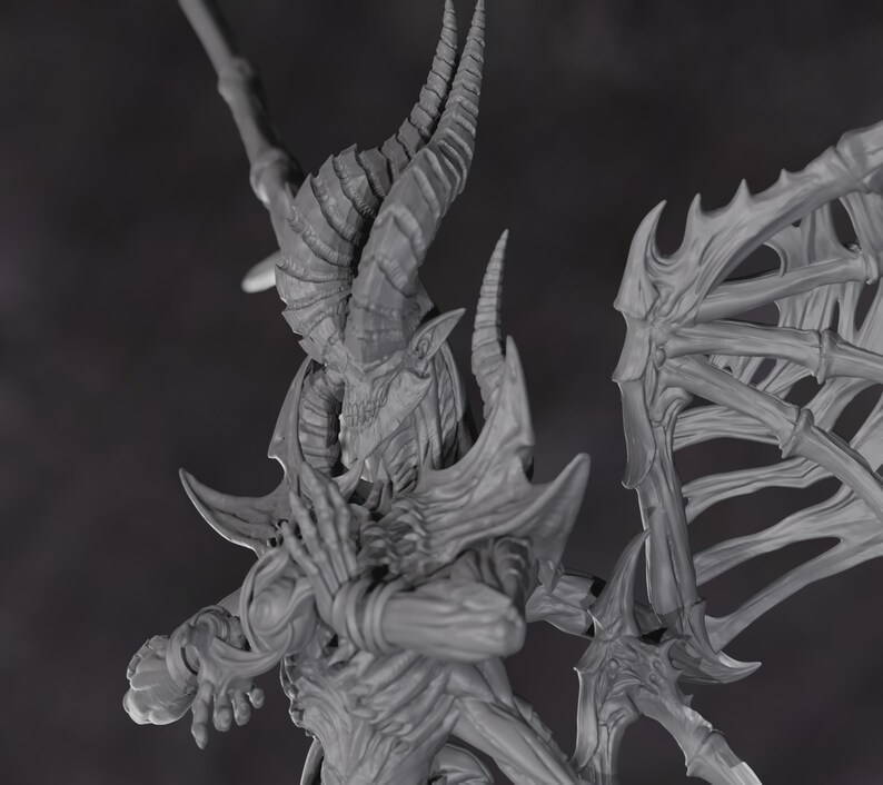 Demon Lord Devourer of Worlds Miniature | DND Figurine | Demon ...
