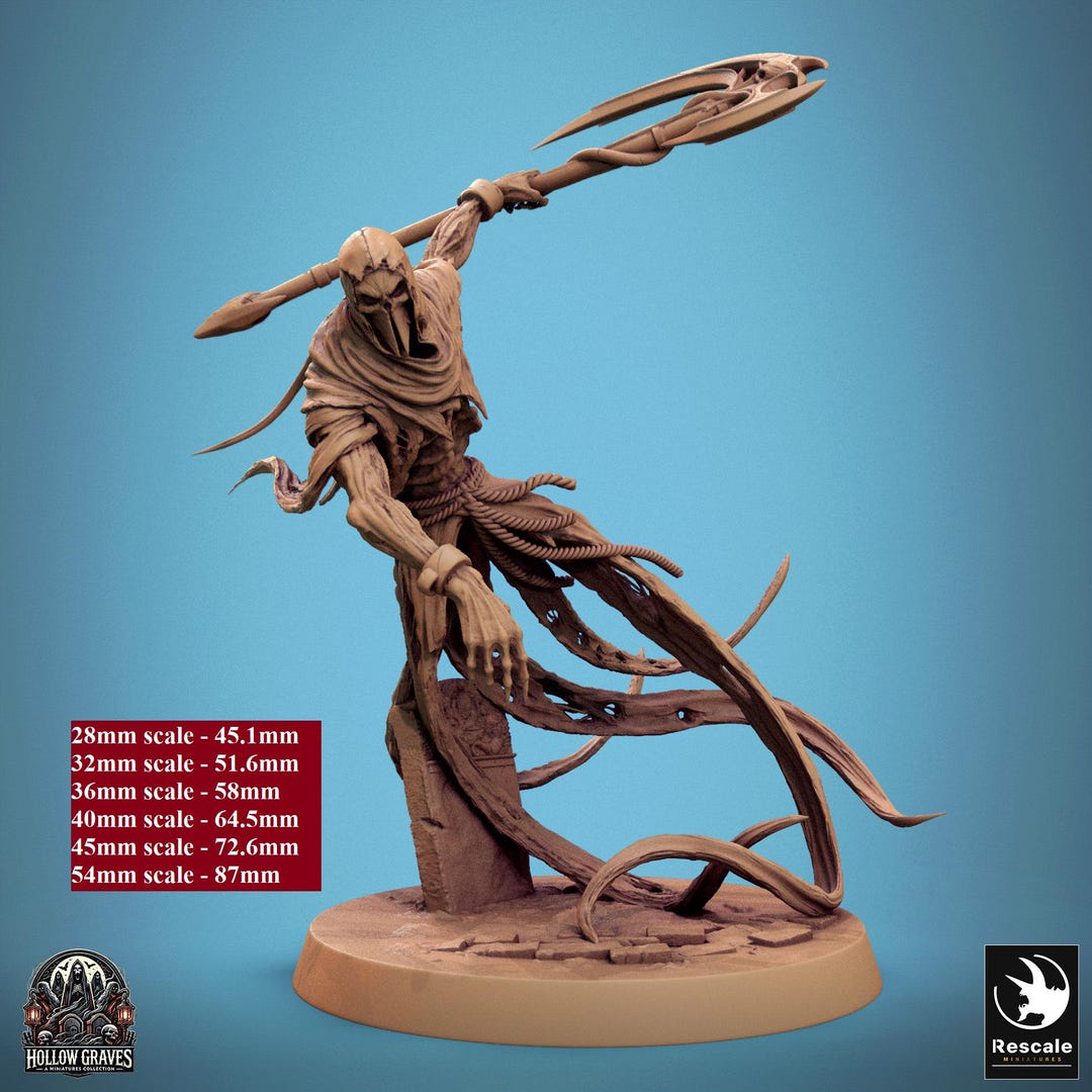 Undead Ghost Wraith Figurine | Miniature A | V1-V6 |premium Dnd ...