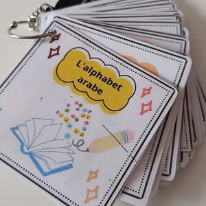 Arabic Alphabet Cards – Fun Learning for Kids – Digital File to Print ...