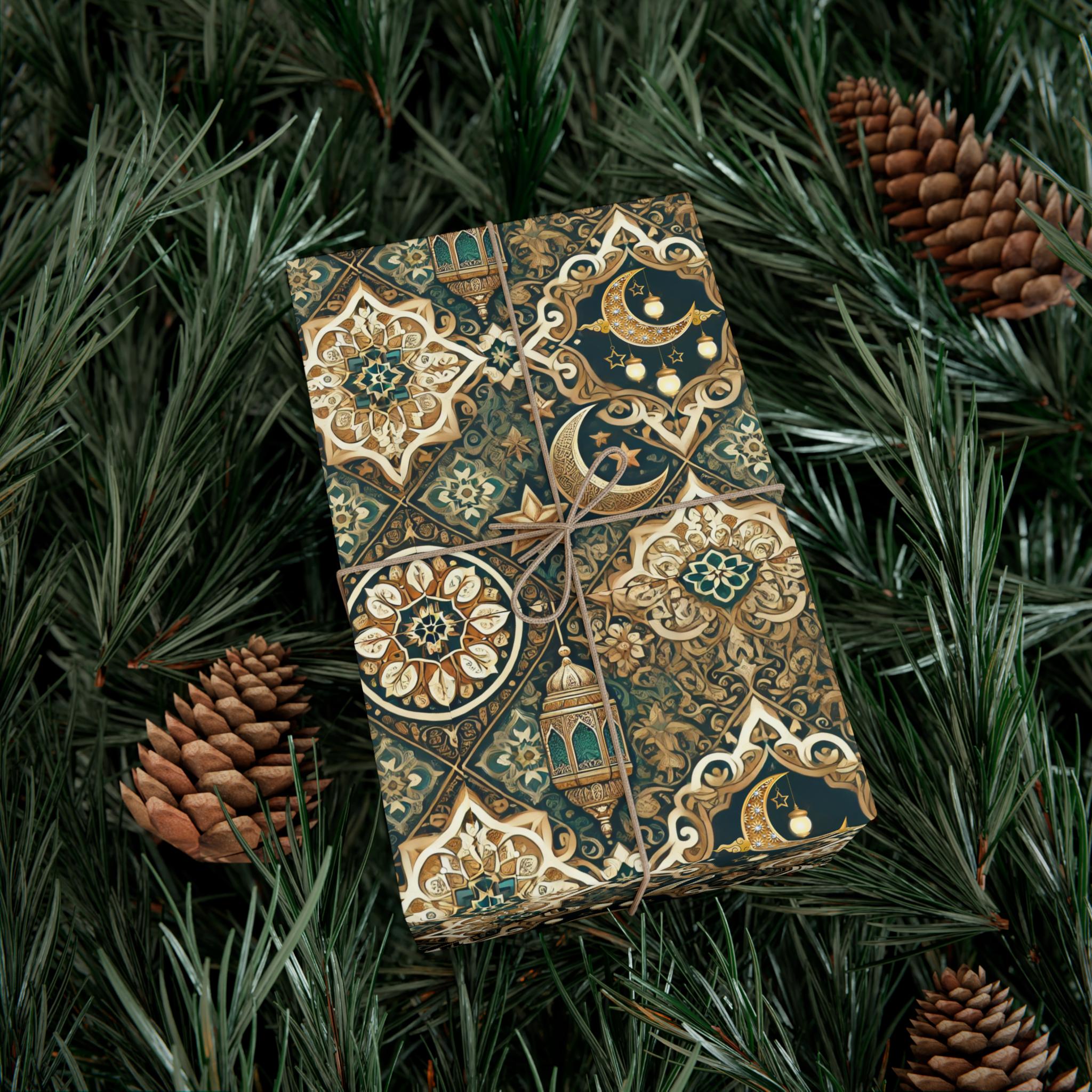 Eid Wrapping Paper Islamic Gift Wrap Ramadan Gift Wrap Eid Mubarak ...
