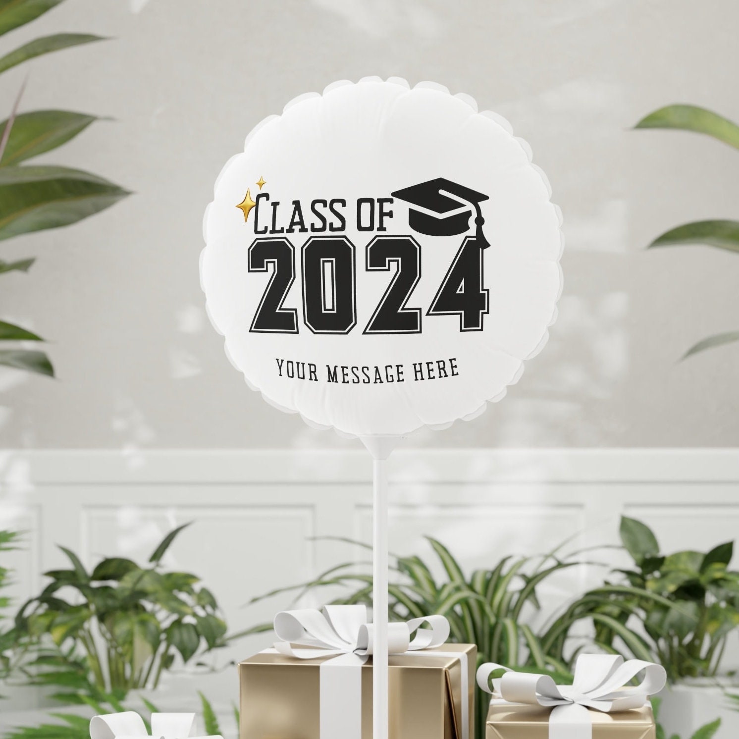Custom Graduation Balloons Class of 2024 Decoration for College ...