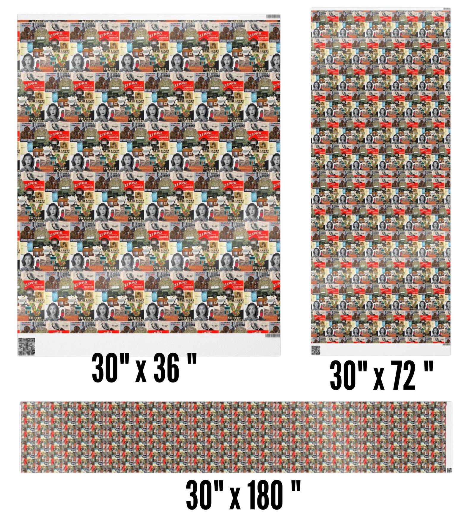 80th Birthday Wrapping Paper 1940s Gift Wrap for 80th Birthday ...