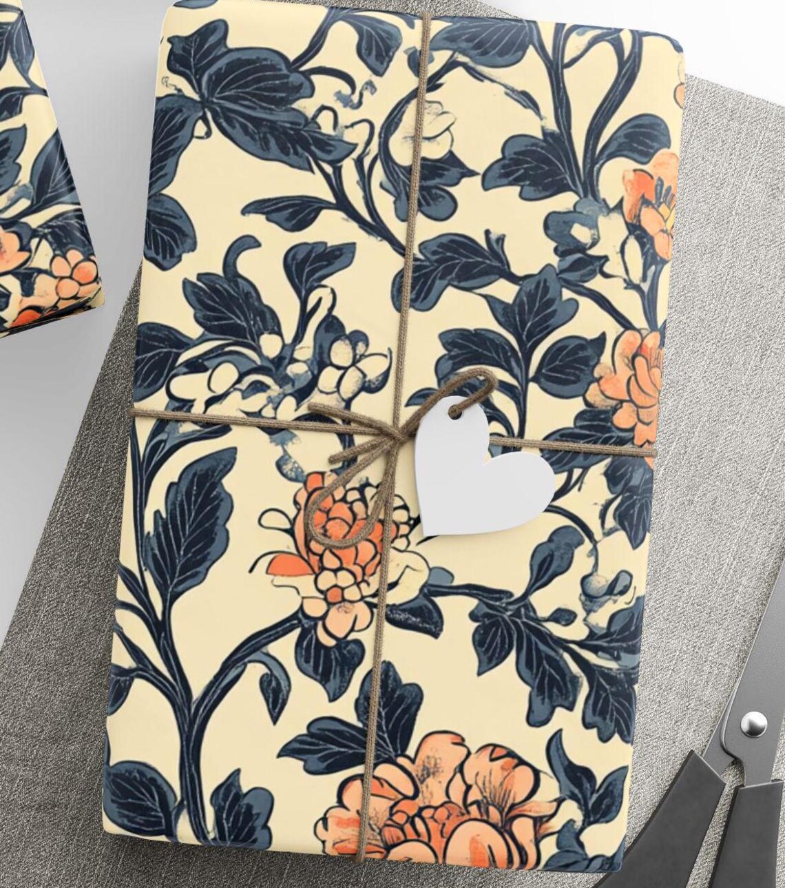 Floral Wrapping Paper Flowers Gift Wrap Aesthetic Wrapping Paper Cute ...