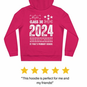 Personalized Class of 2024 Hoodie Custom Graduation Sweater Group Gift ...