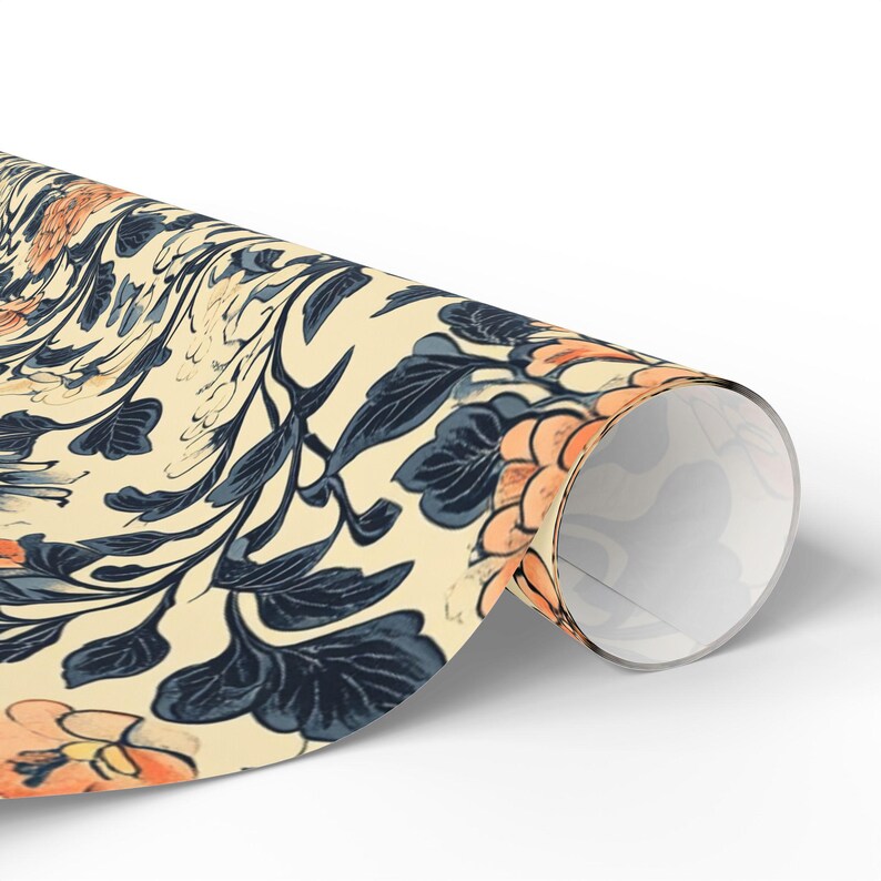 Floral Wrapping Paper Flowers Gift Wrap Aesthetic Wrapping Paper Cute ...
