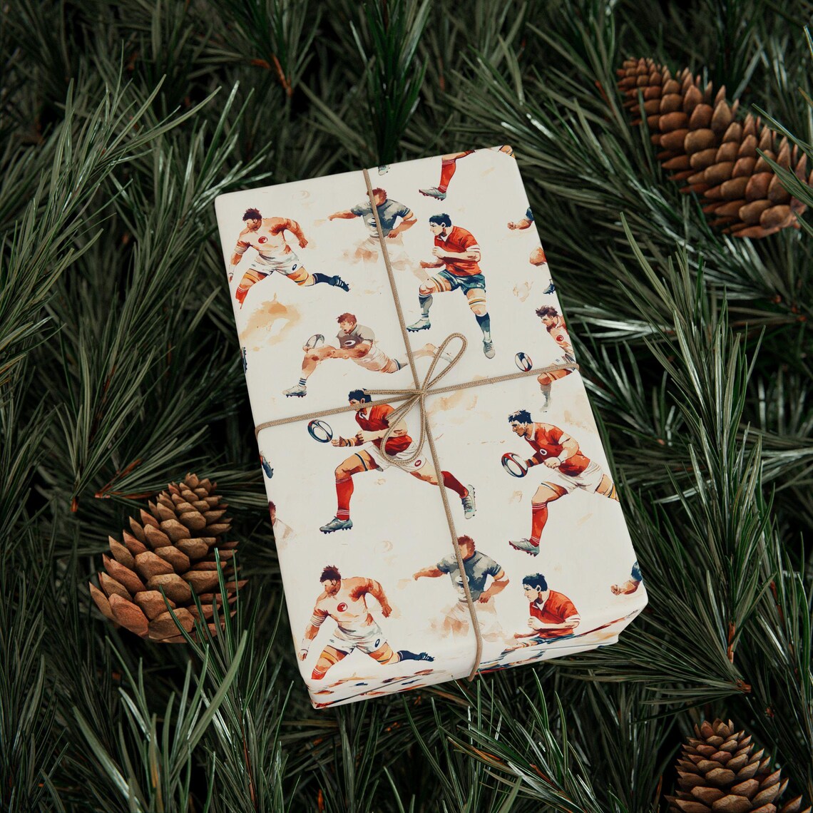 Rugby Wrapping Paper Rugby Player Gift Wrap for Rugby Fan Birthday ...