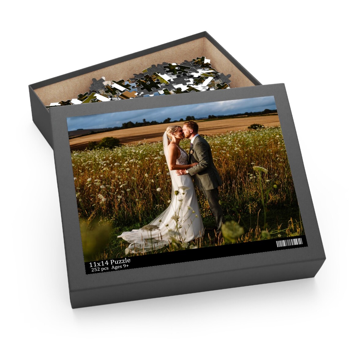 Custom Puzzle Personalized Jigsaw Puzzle Your Photo Valentines Gift ...