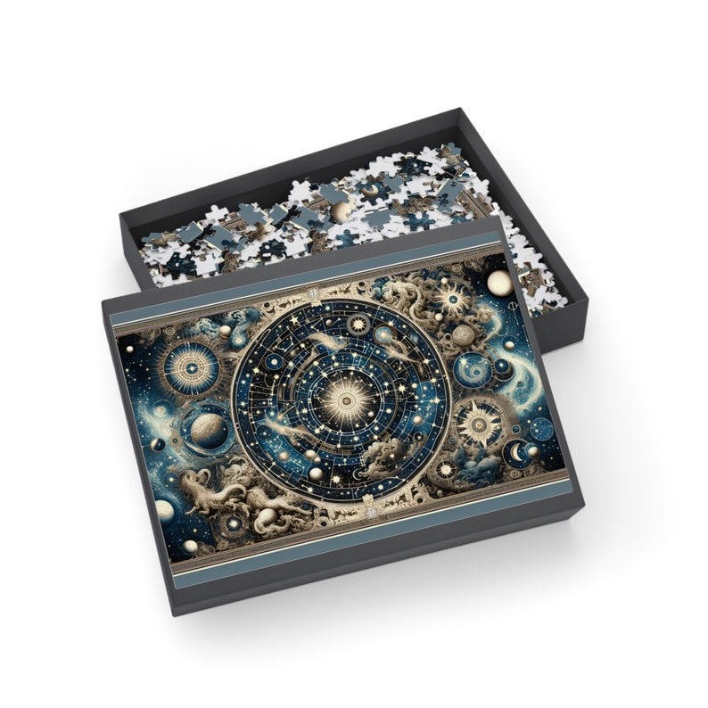 Celestial Map Constellation Puzzle, 1000 Piece Almost Impossible Jigsaw ...