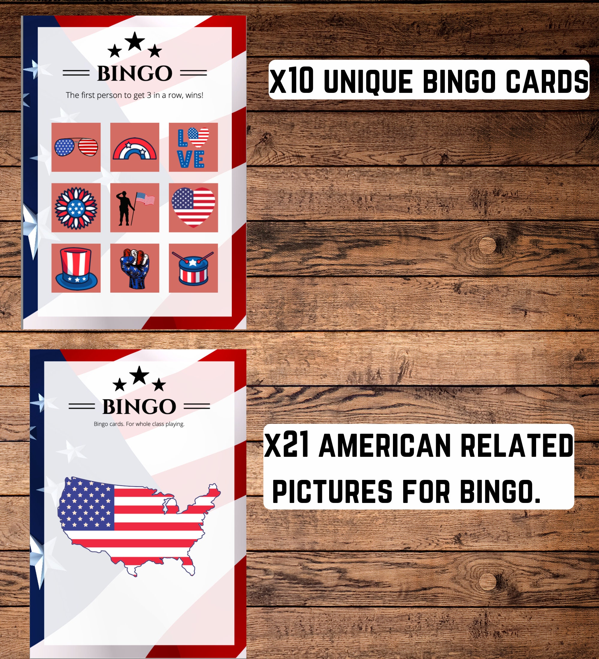 4th July Activities 4th July Bingo Resource for Independence Day ...