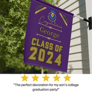 Graduation Sign Class of 2024 Graduation Announcement Yard Sign Custom ...