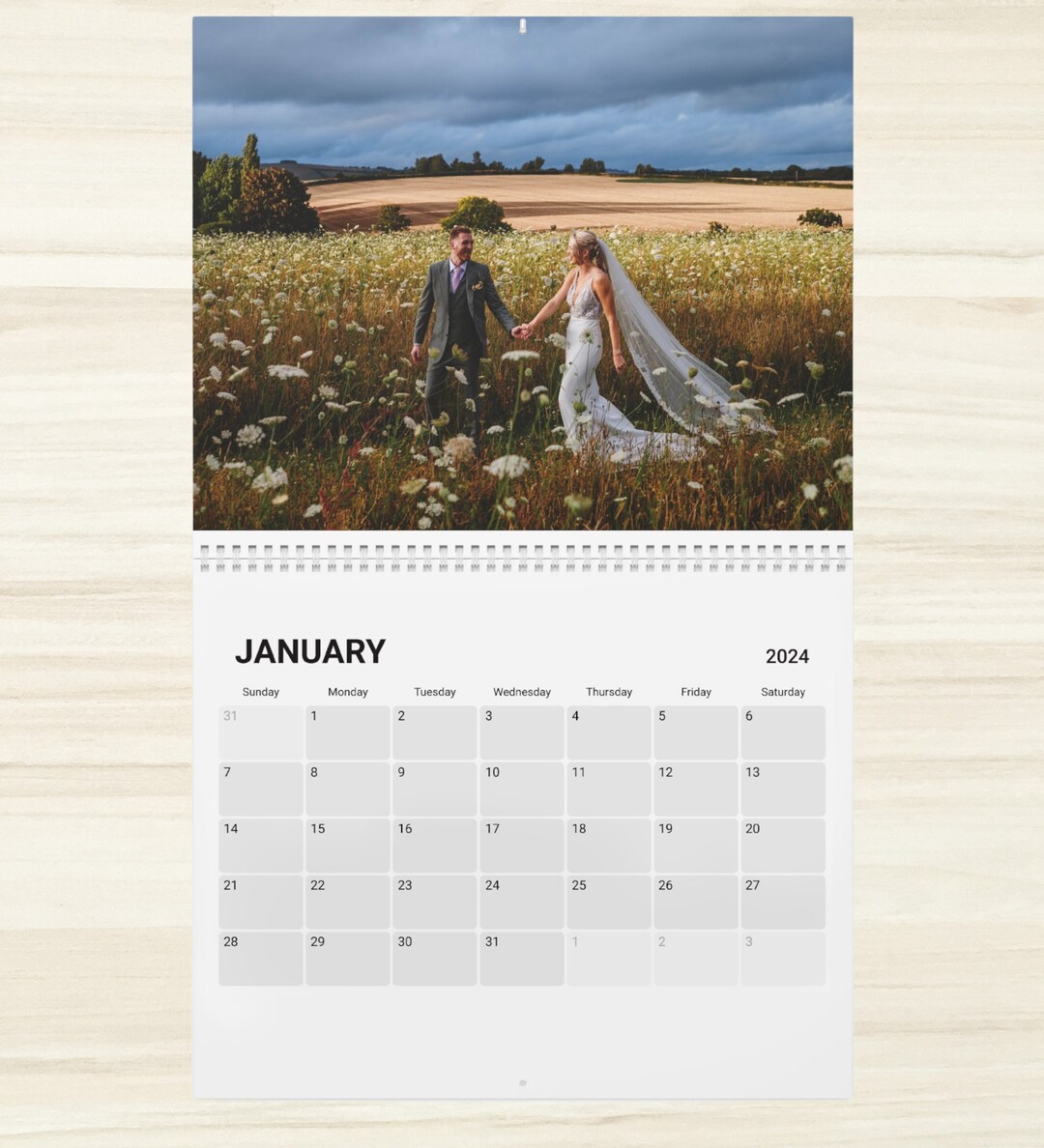 Calendar 2024 Custom Photo, Personalized 2024 Calendar With Your Photos ...