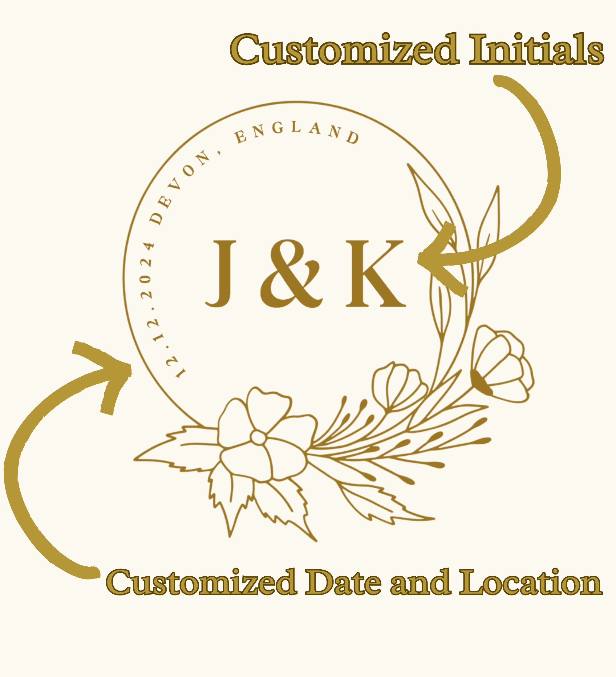 Custom Table Runner Wedding Gold Table Runner Personalized Wedding ...