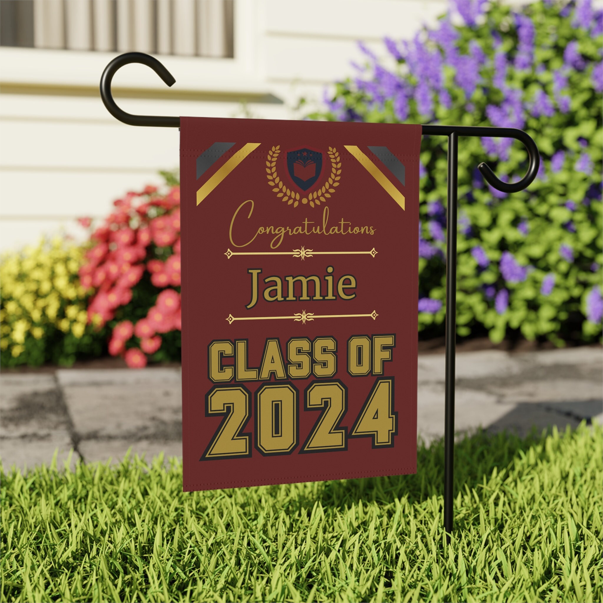 Graduation Sign Class of 2024 Graduation Announcement Yard Sign Custom ...