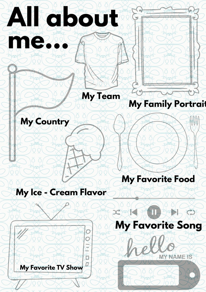 Back to School Resource, All About Me, Meet the Teacher Downloadable ...