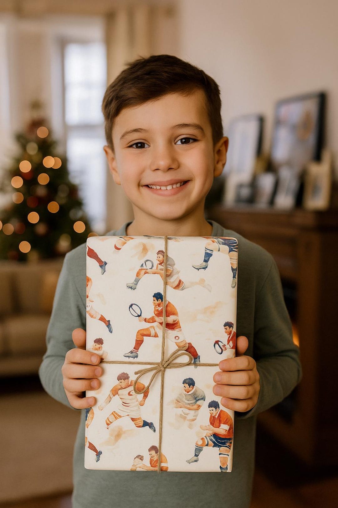 Rugby Wrapping Paper Rugby Player Gift Wrap for Rugby Fan Birthday ...