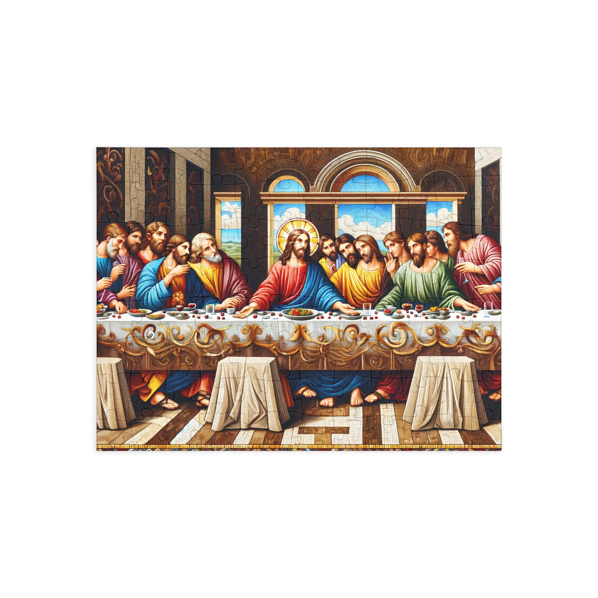 Religious Puzzle, Christian Jigsaw, the Last Supper, Easter Gift for ...