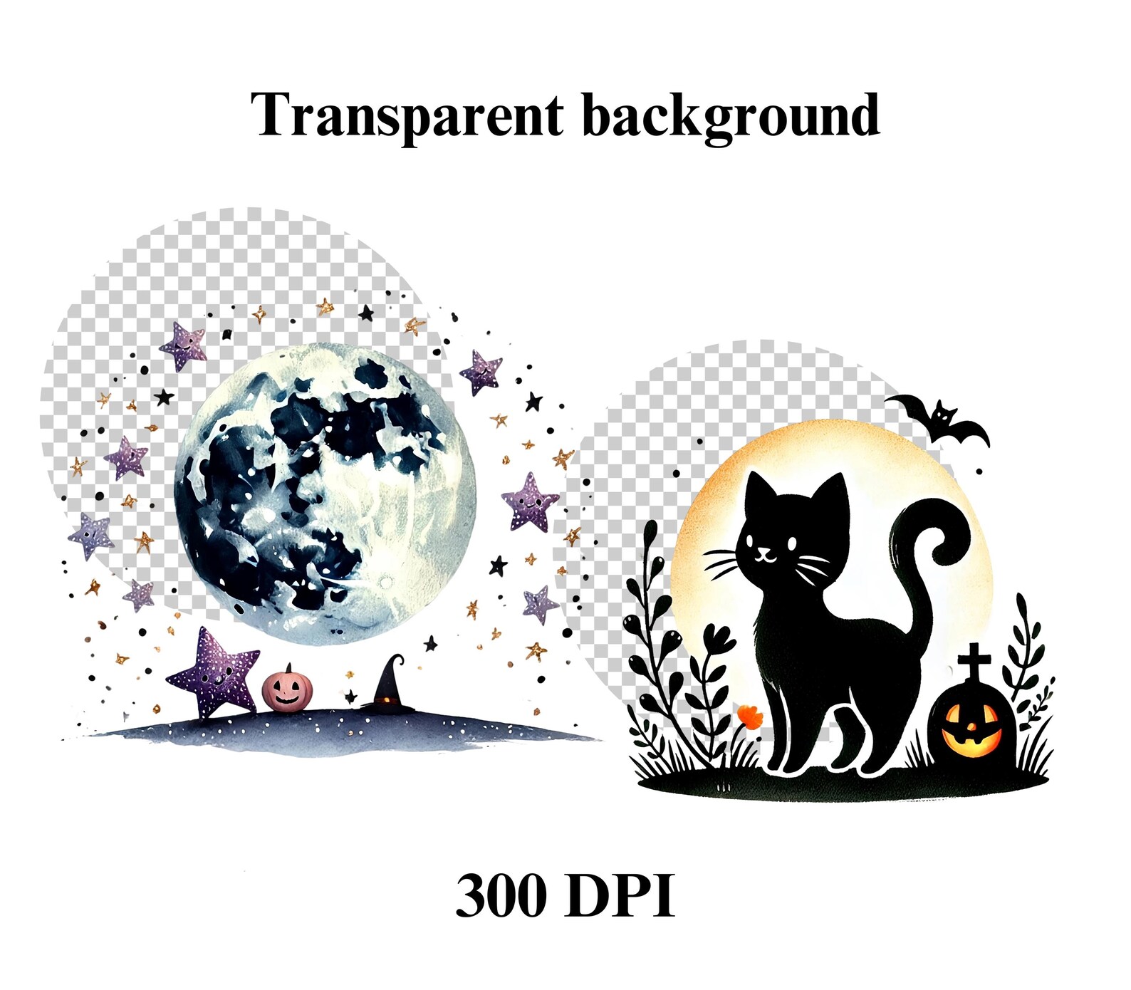 Adorable Halloween Hedgehog PNG Set | Cute Kawaii Animal Designs ...