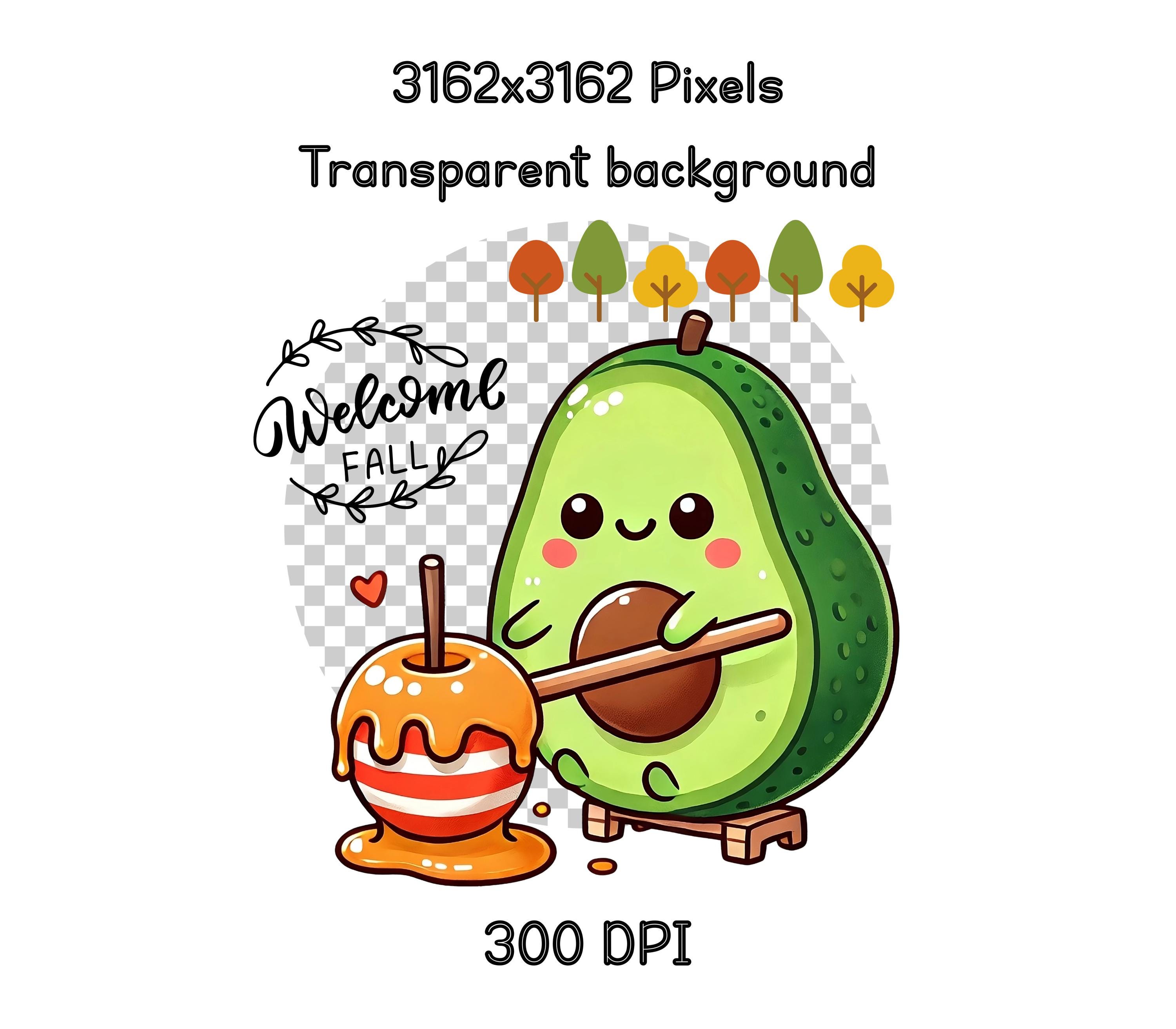 Fall-themed Avocado Illustrations | Cute Ai-generated Avocado Art ...
