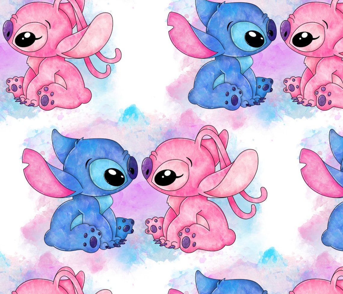 20oz Sublimation Stitch&angel Design - Etsy