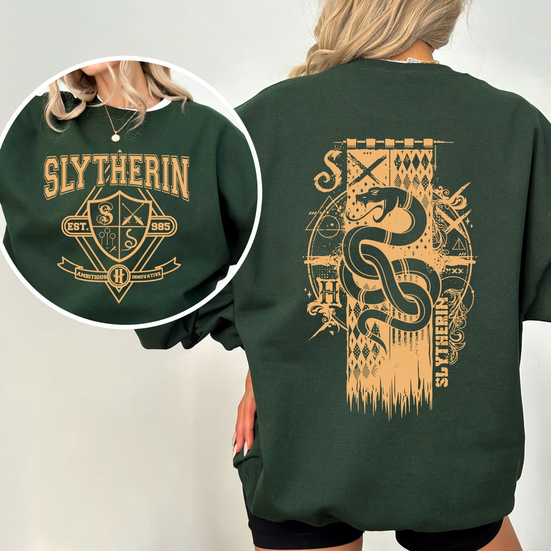 Slytherin Quidditch Team Sport Varsity Themed Hogwarts School Draco ...
