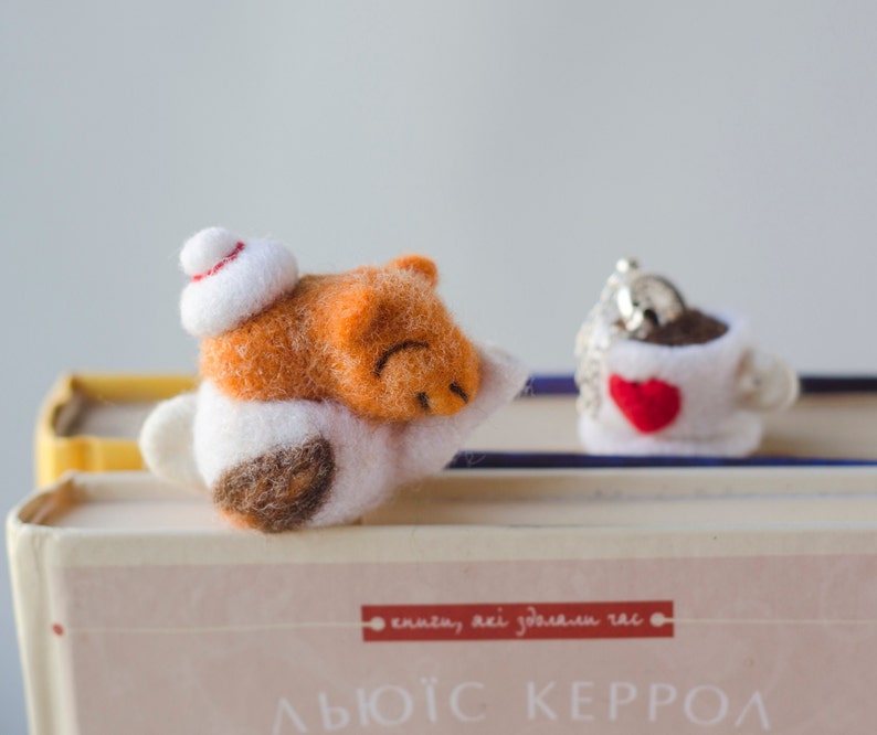 Mad Hatter Tea Party Bookmark Set 3D Dormouse Alice's Adventures in ...